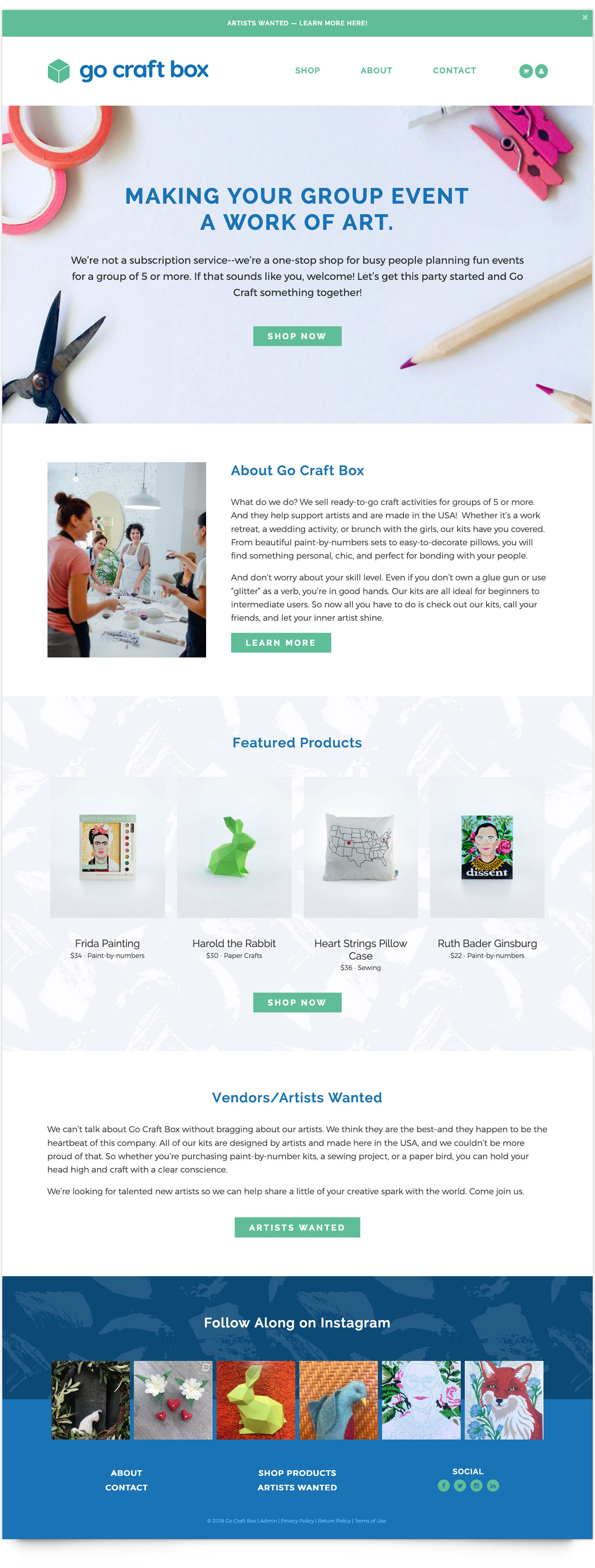 Go Craft Box: Website Launch | Project Launches | DD9™