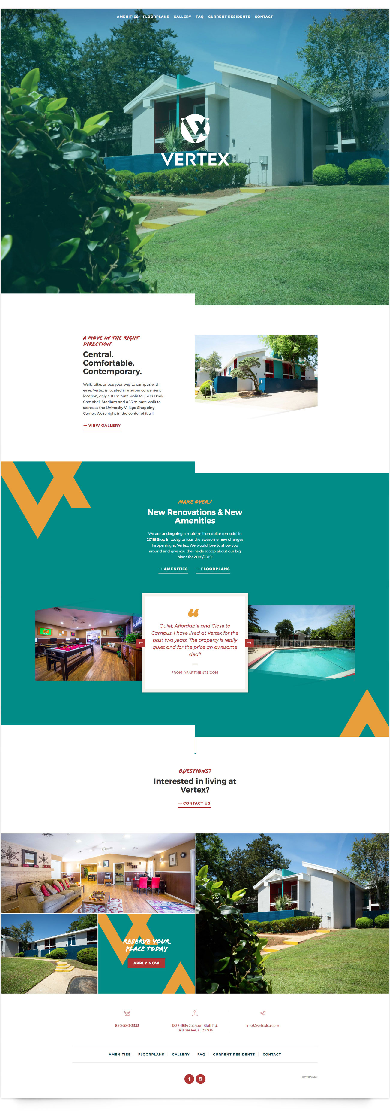 Vertex at FSU: Brand + Website Launch | Brand Pitch | DD9™